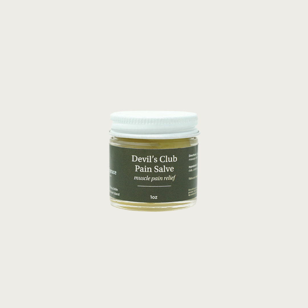 Standing Spruce Farm | Devil's Club Pain Salve | Indigenous Female ...
